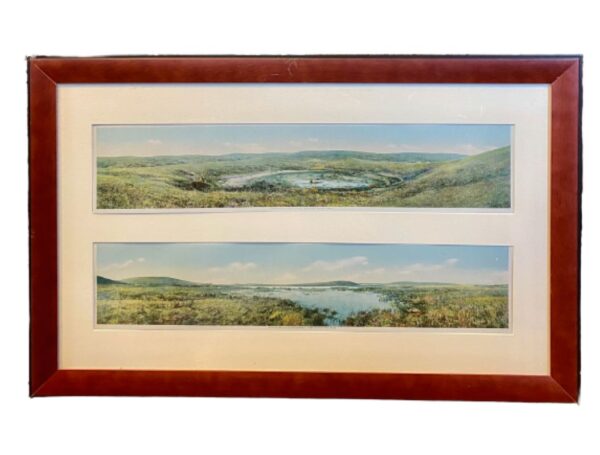 Pair of Antique Marshall Gardiner Nantucket Panoramic Views of the ...