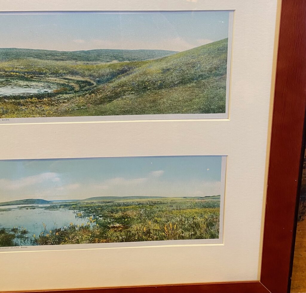 Pair of Antique Marshall Gardiner Nantucket Panoramic Views of the ...