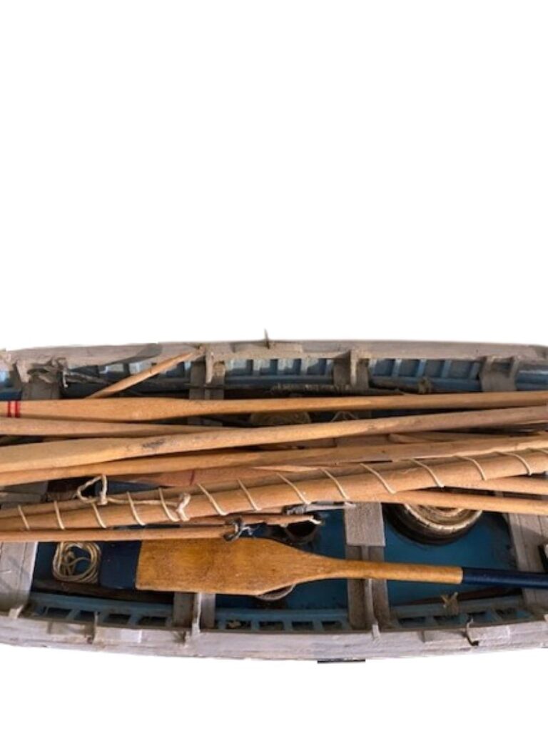 Vintage Scale Model of a Fully Fitted Whale Boat, circa 1950s ...
